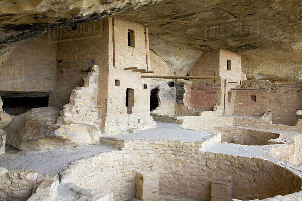 CO, Colorado, Mesa Verde National Park, home of Ancestral Pueblo people ...