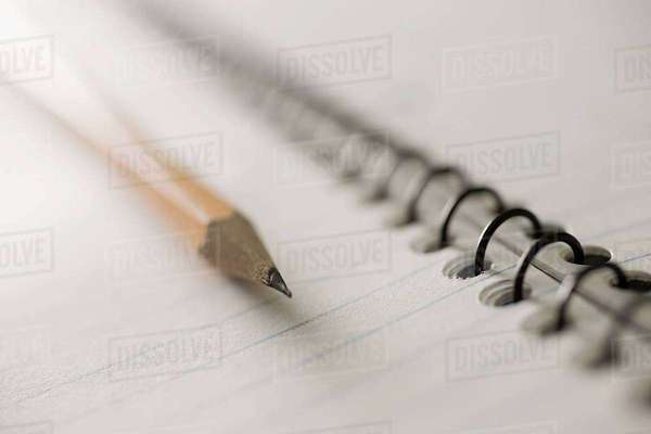 Pencil and notebook - Royalty-free Stock Photo | Dissolve