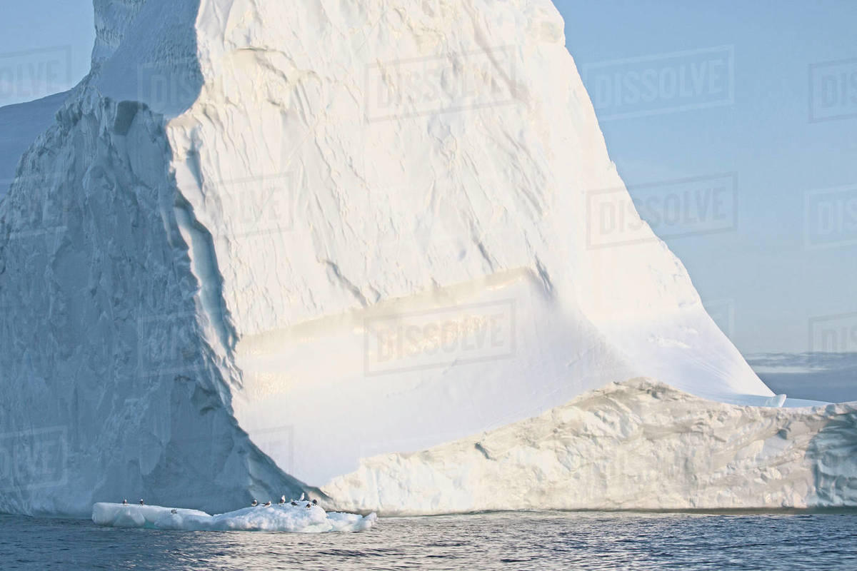 Sunny majestic iceberg formation Greenland - Royalty-free Stock Photo ...