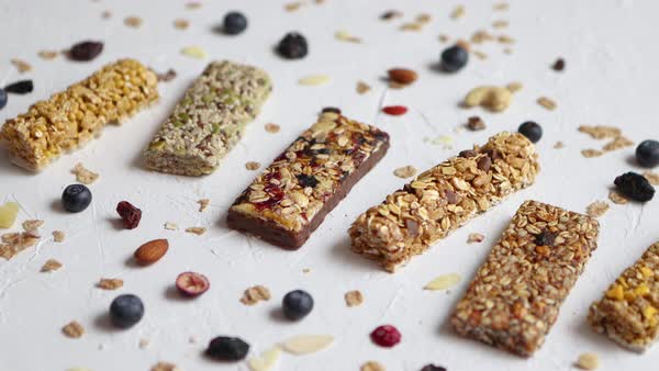 Composition of healthy raw dessert snack. Fitness dietary food ...