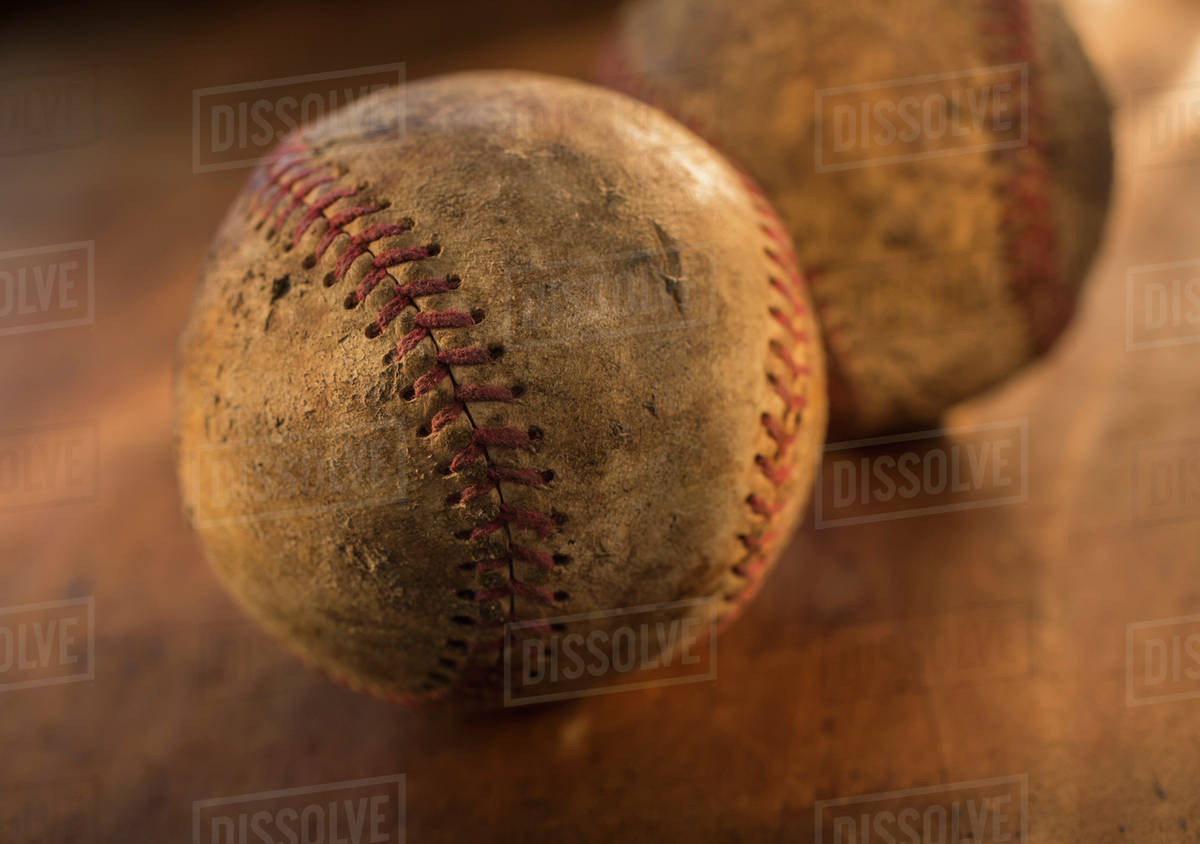 Antique baseball - Royalty-free Stock Photo | Dissolve