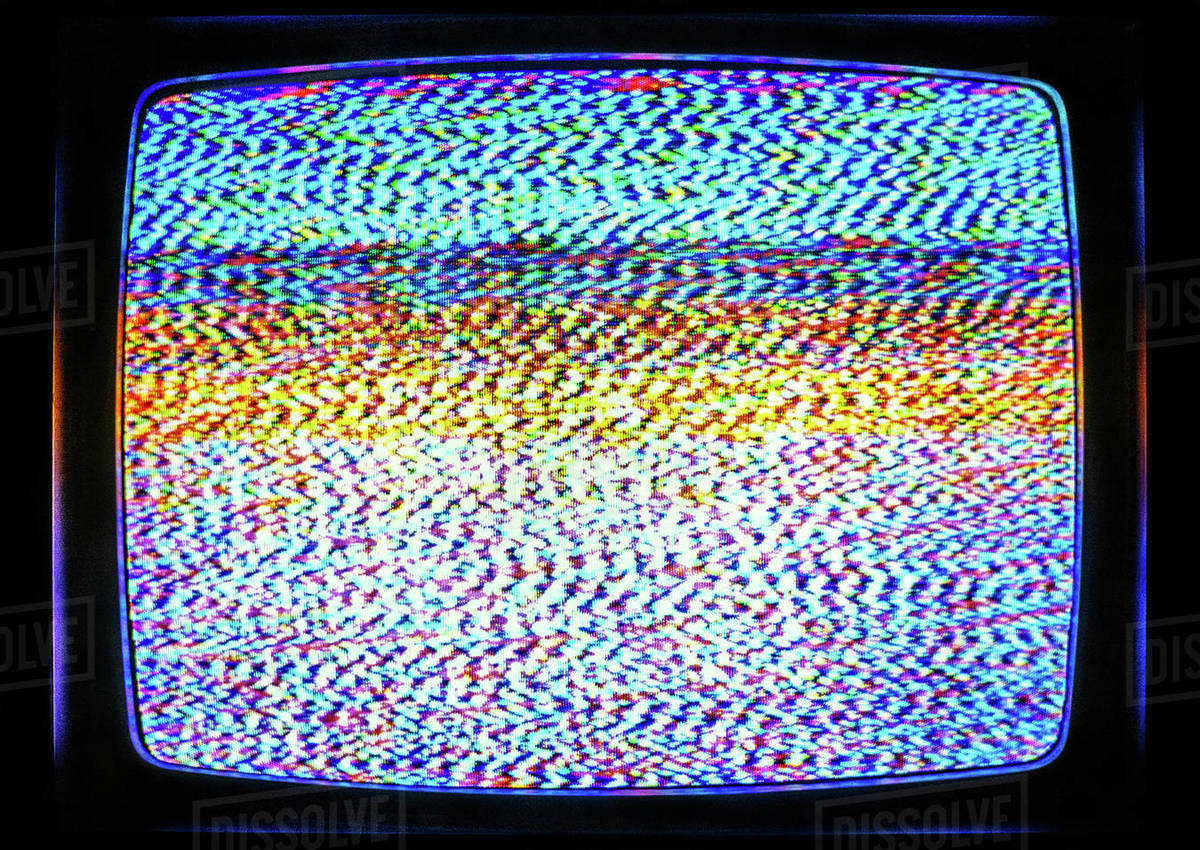 Close-up of television static - Royalty-free Stock Photo | Dissolve