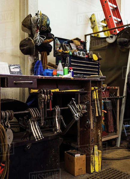 Work tools in workshop - Royalty-free Stock Photo | Dissolve
