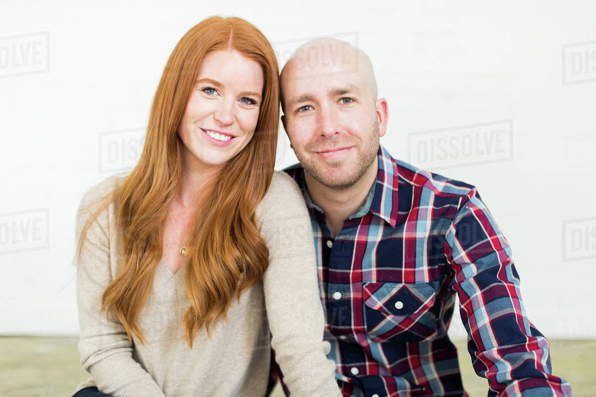 Portrait of smiling couple - Royalty-free Stock Photo | Dissolve