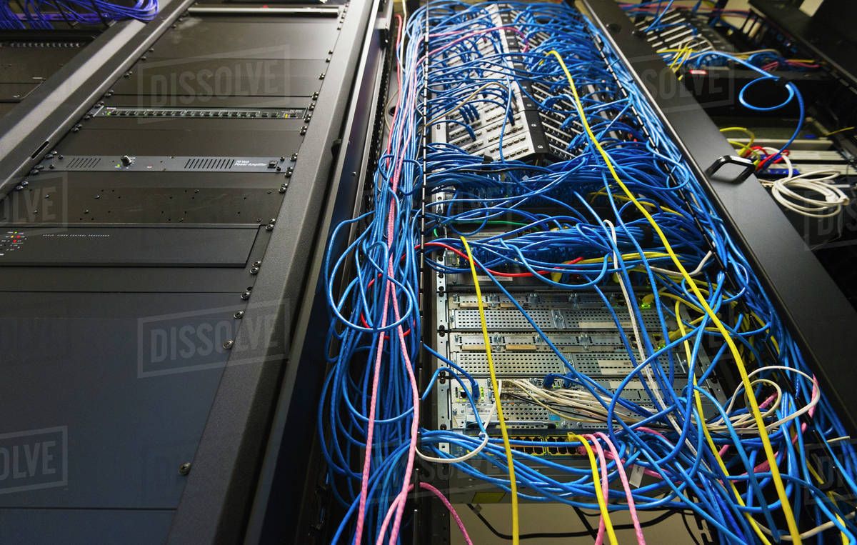 Computer network server - Royalty-free Stock Photo | Dissolve