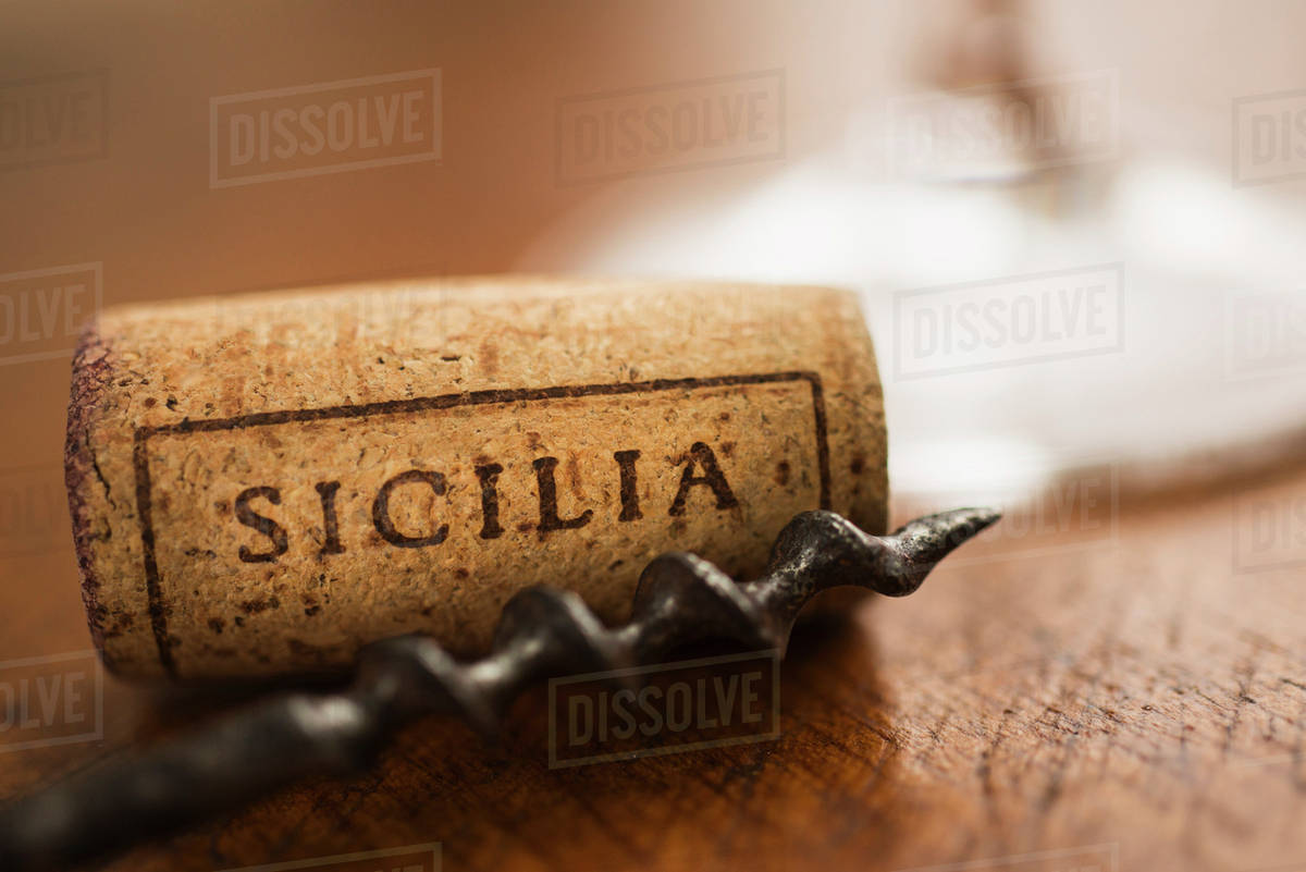 Cork with corkscrew - Royalty-free Stock Photo | Dissolve