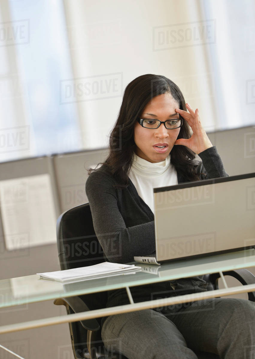 Female office worker - Royalty-free Stock Photo | Dissolve