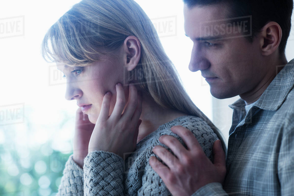 Worried couple - Stock Photo - Dissolve