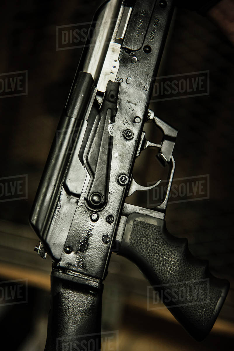 Studio shot of Gun - AK-47 - Royalty-free Stock Photo | Dissolve