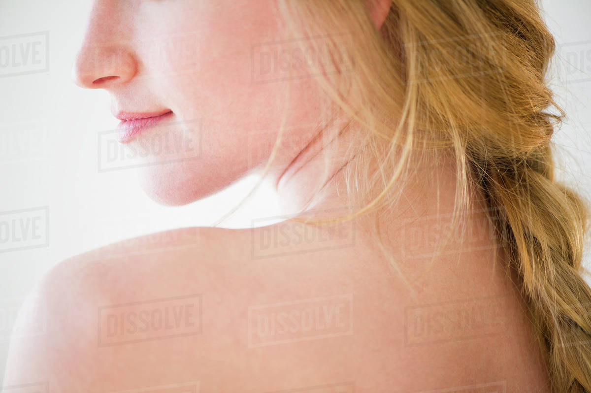 Close-up of woman's shoulder - Royalty-free Stock Photo | Dissolve