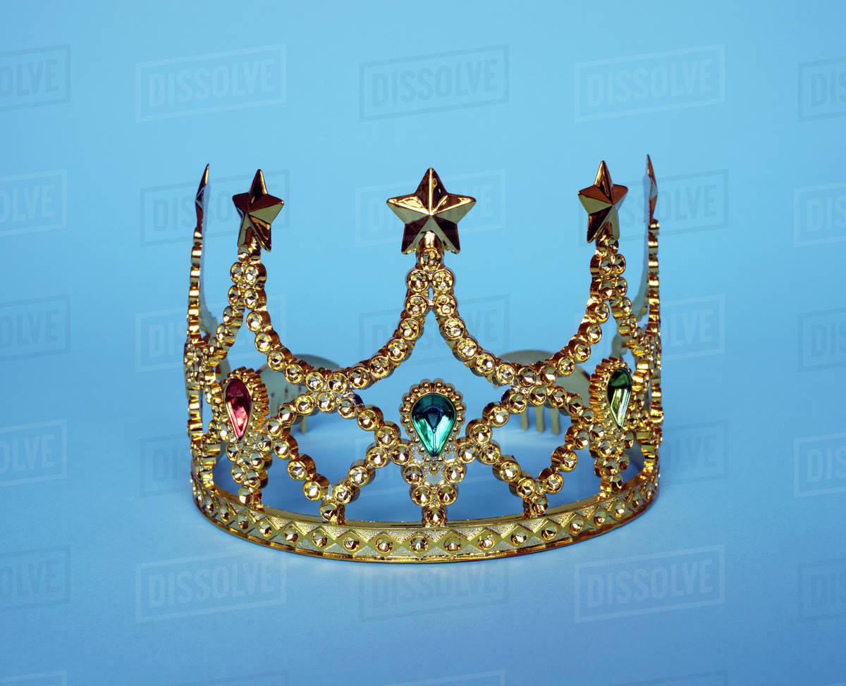 Studio shot of gold tiara - Royalty-free Stock Photo | Dissolve