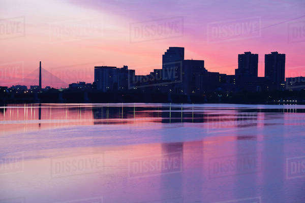 Skyline at sunrise - Royalty-free Stock Photo | Dissolve