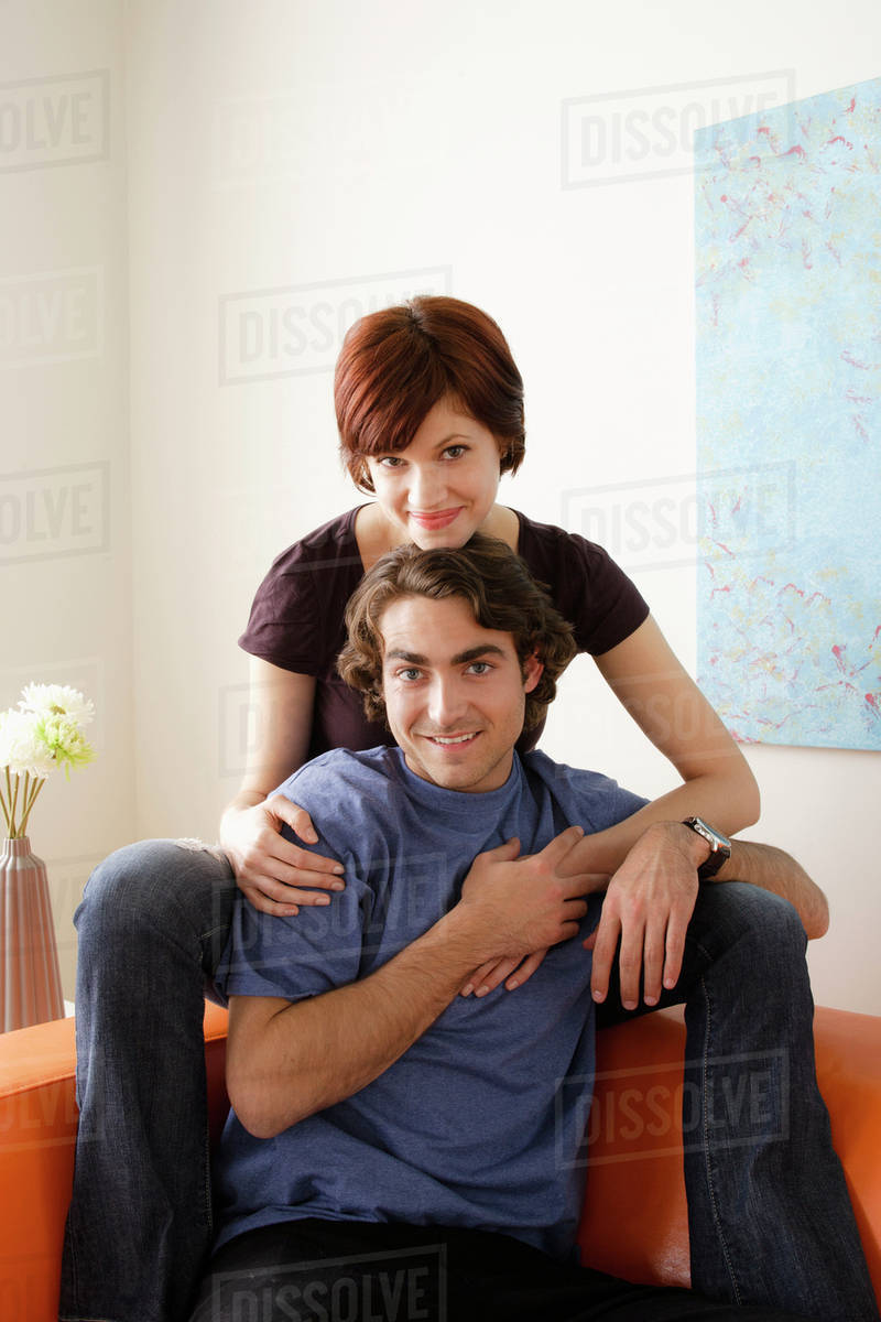 Portrait of smiling couple - Royalty-free Stock Photo | Dissolve