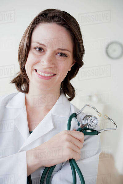 Portrait of female doctor - Royalty-free Stock Photo | Dissolve