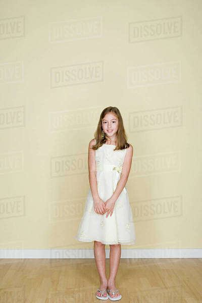 Portrait of happy girl (8-9) - Royalty-free Stock Photo | Dissolve