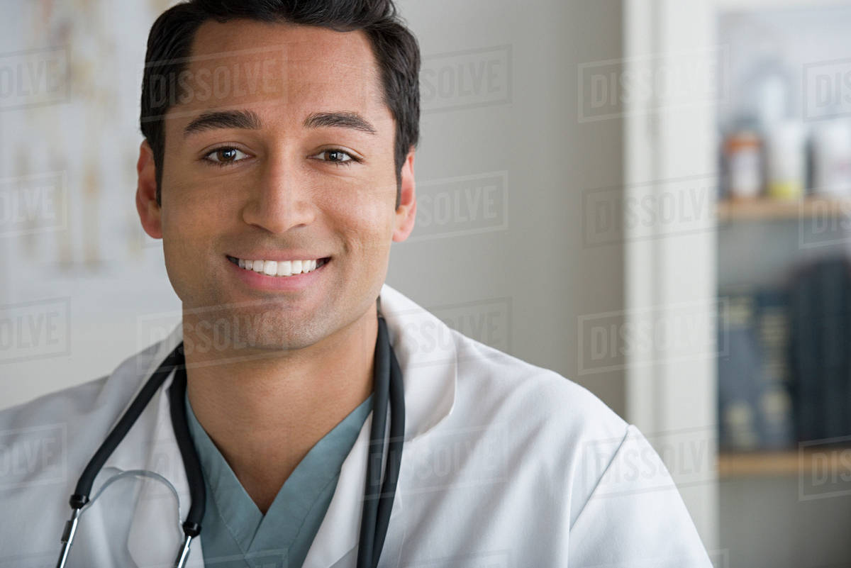 Portrait of male doctor - Royalty-free Stock Photo | Dissolve