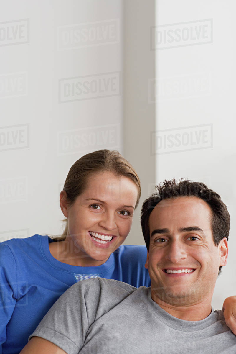Portrait of smiling couple - Royalty-free Stock Photo | Dissolve