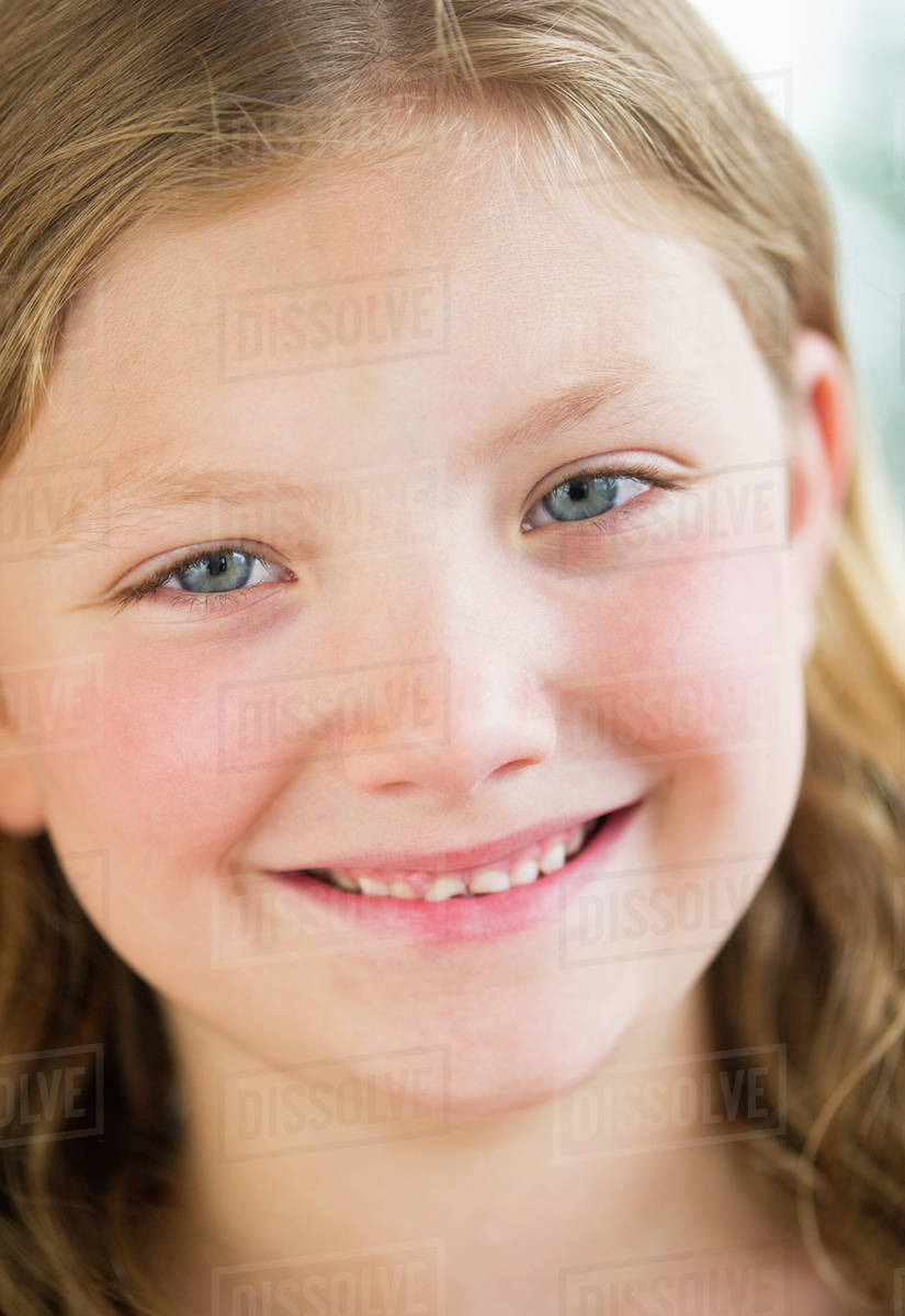 Portrait of girl (8-9) - Stock Photo - Dissolve