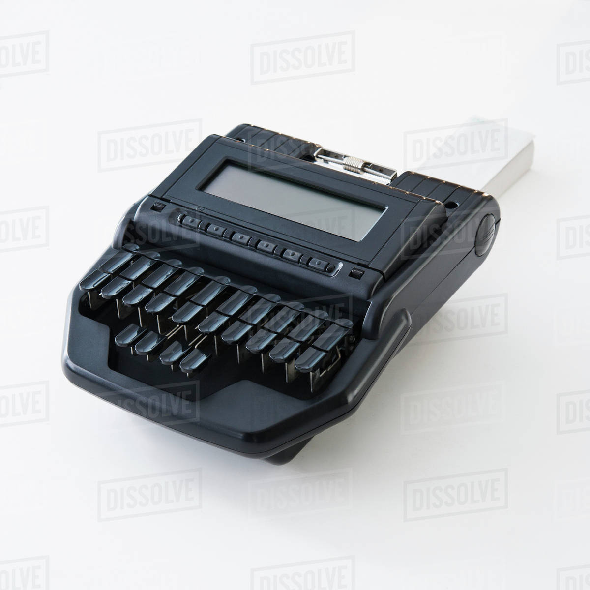 Studio shot of stenograph machine - Stock Photo - Dissolve