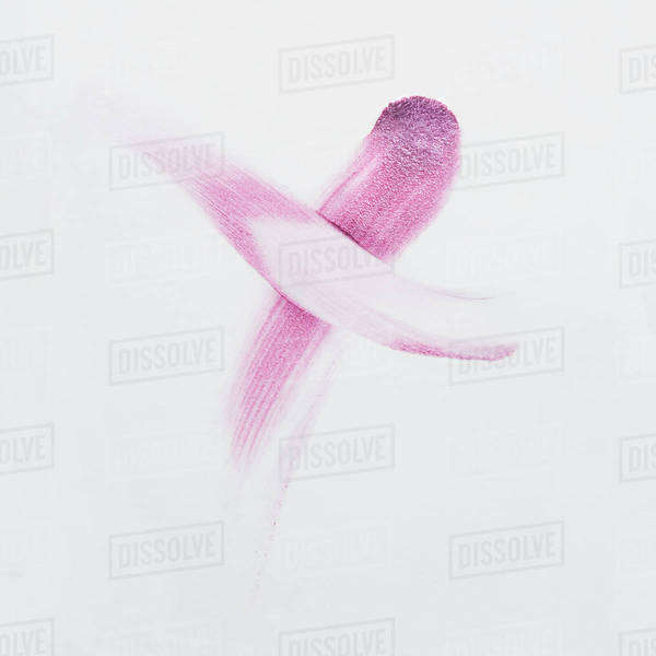 Studio shot of pink smudge - Royalty-free Stock Photo | Dissolve
