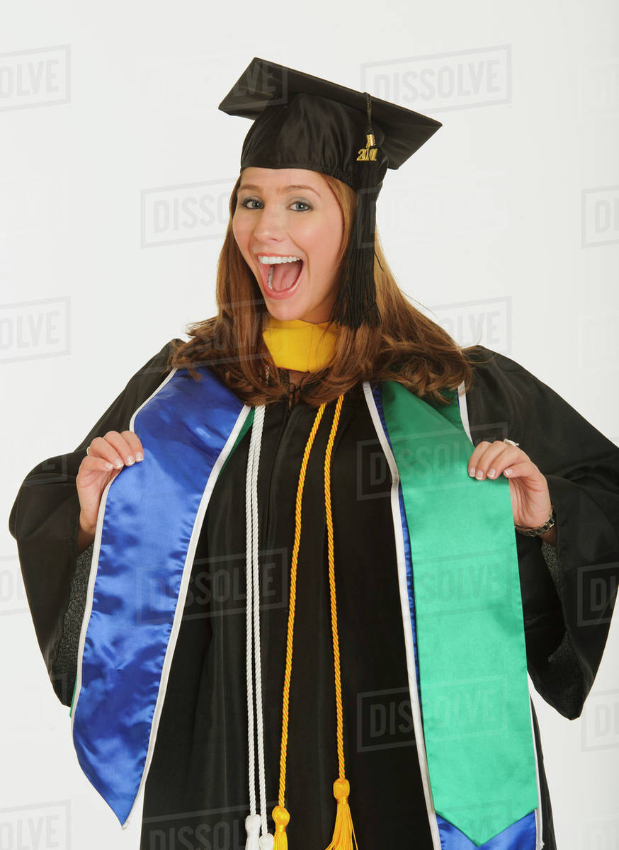 Portrait of graduate student - Royalty-free Stock Photo | Dissolve