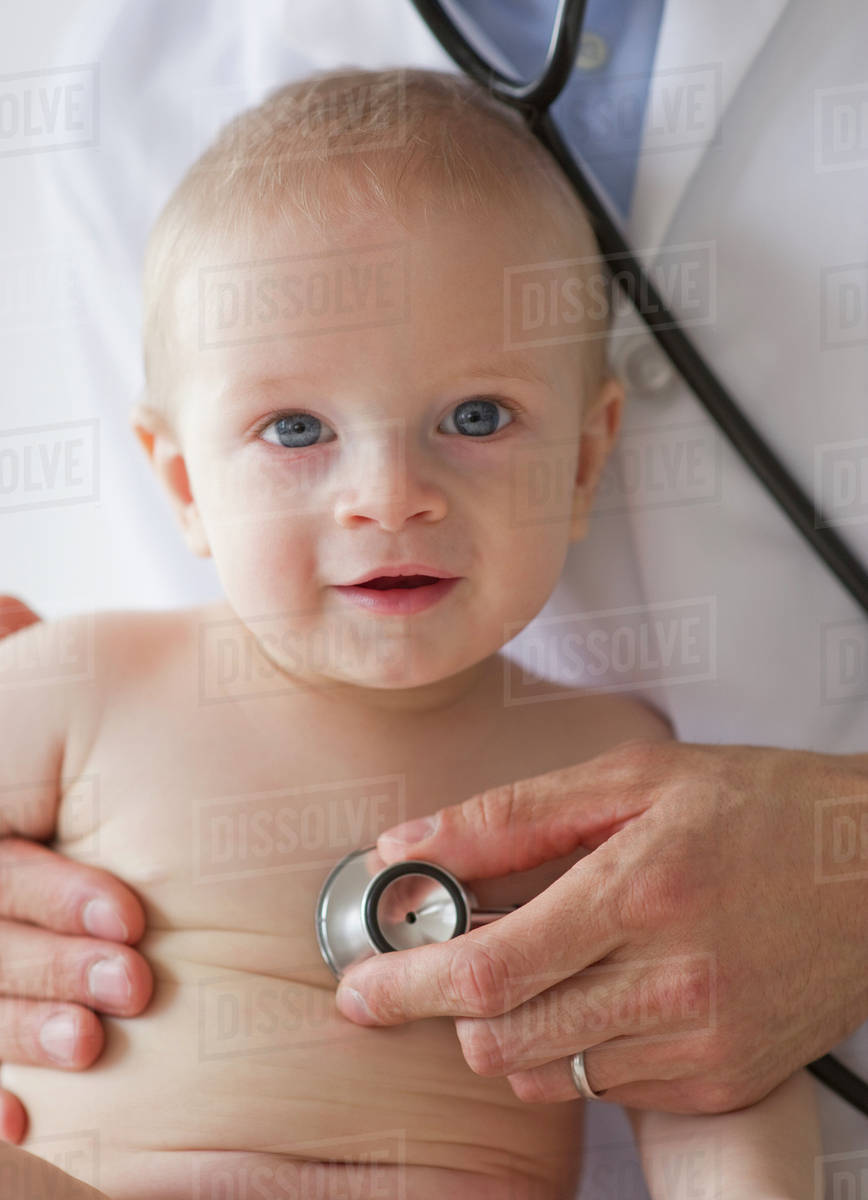 Doctor and baby - Royalty-free Stock Photo | Dissolve