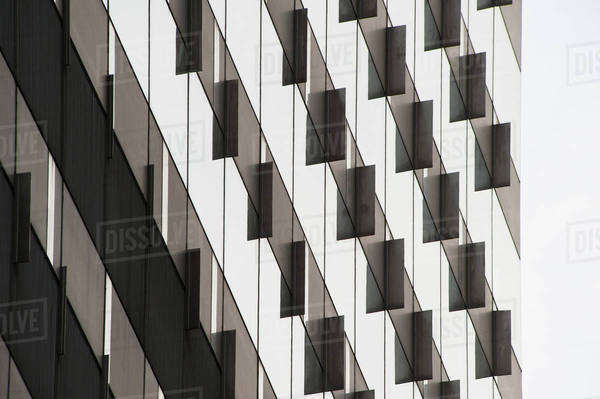 Windows on high-rise building - Stock Photo - Dissolve