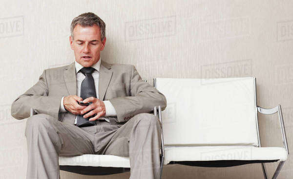 Businessman waiting - Royalty-free Stock Photo | Dissolve