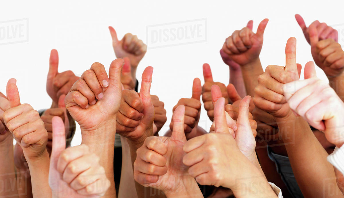 Hands giving thumbs up - Royalty-free Stock Photo | Dissolve