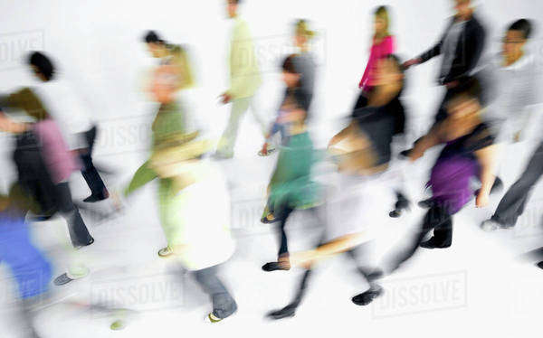 People in motion - Royalty-free Stock Photo | Dissolve