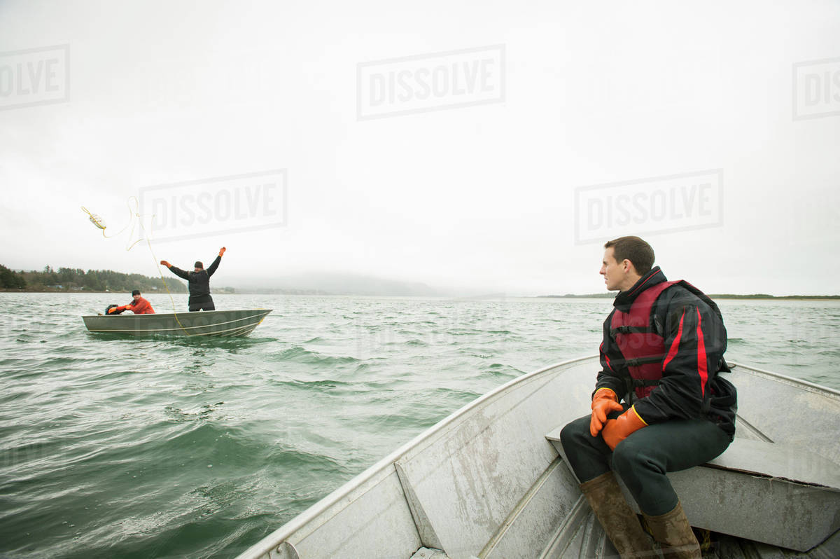People crabbing - Stock Photo - Dissolve