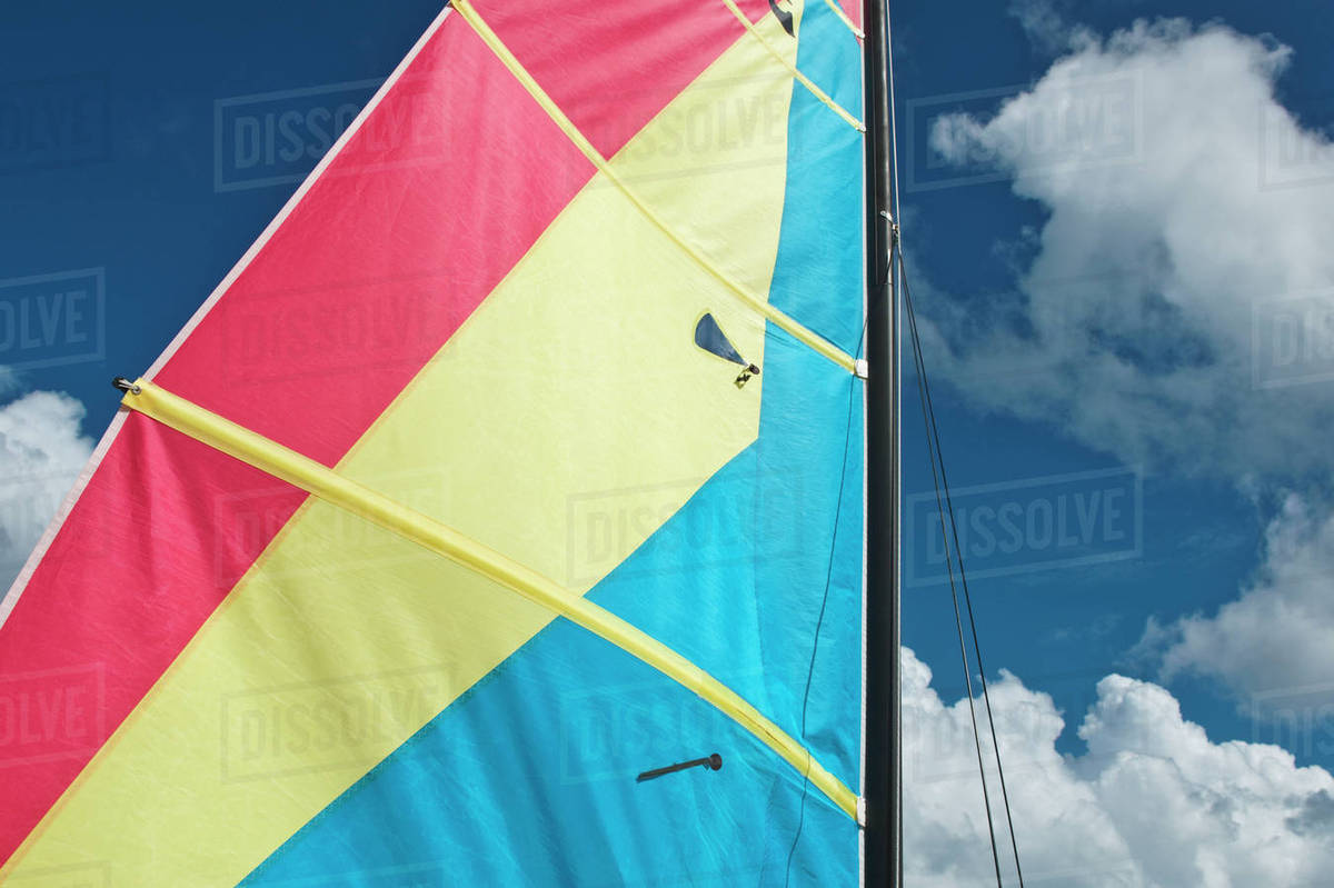 Colorful boat sail - Royalty-free Stock Photo | Dissolve