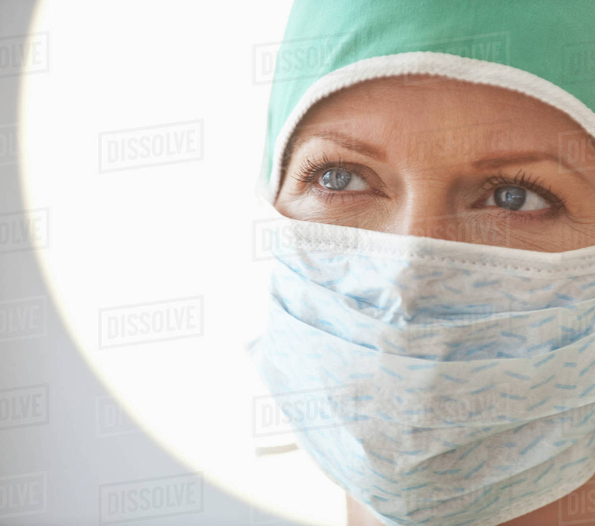 Female doctor with surgical mask - Royalty-free Stock Photo | Dissolve