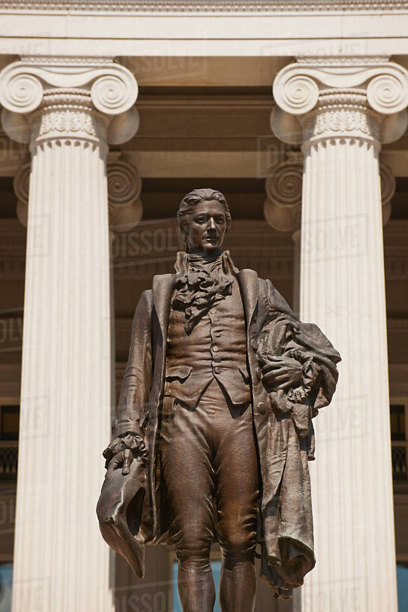 Statue of Alexander Hamilton - Royalty-free Stock Photo | Dissolve