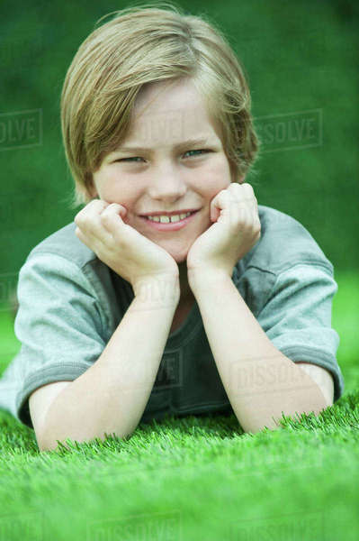 Boy looking at camera - Stock Photo - Dissolve