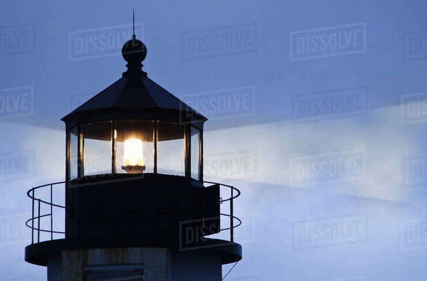 Lighthouse beacon - Royalty-free Stock Photo | Dissolve