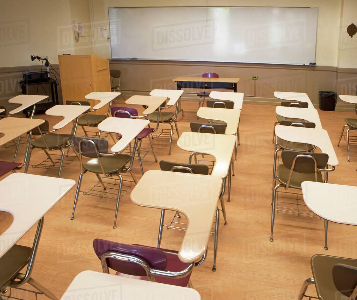 Empty classroom - Royalty-free Stock Photo | Dissolve