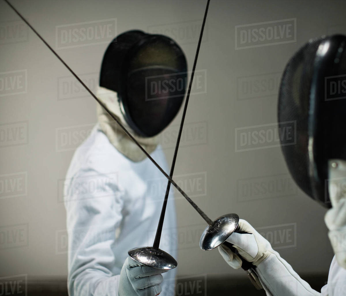Men fencing - Royalty-free Stock Photo | Dissolve