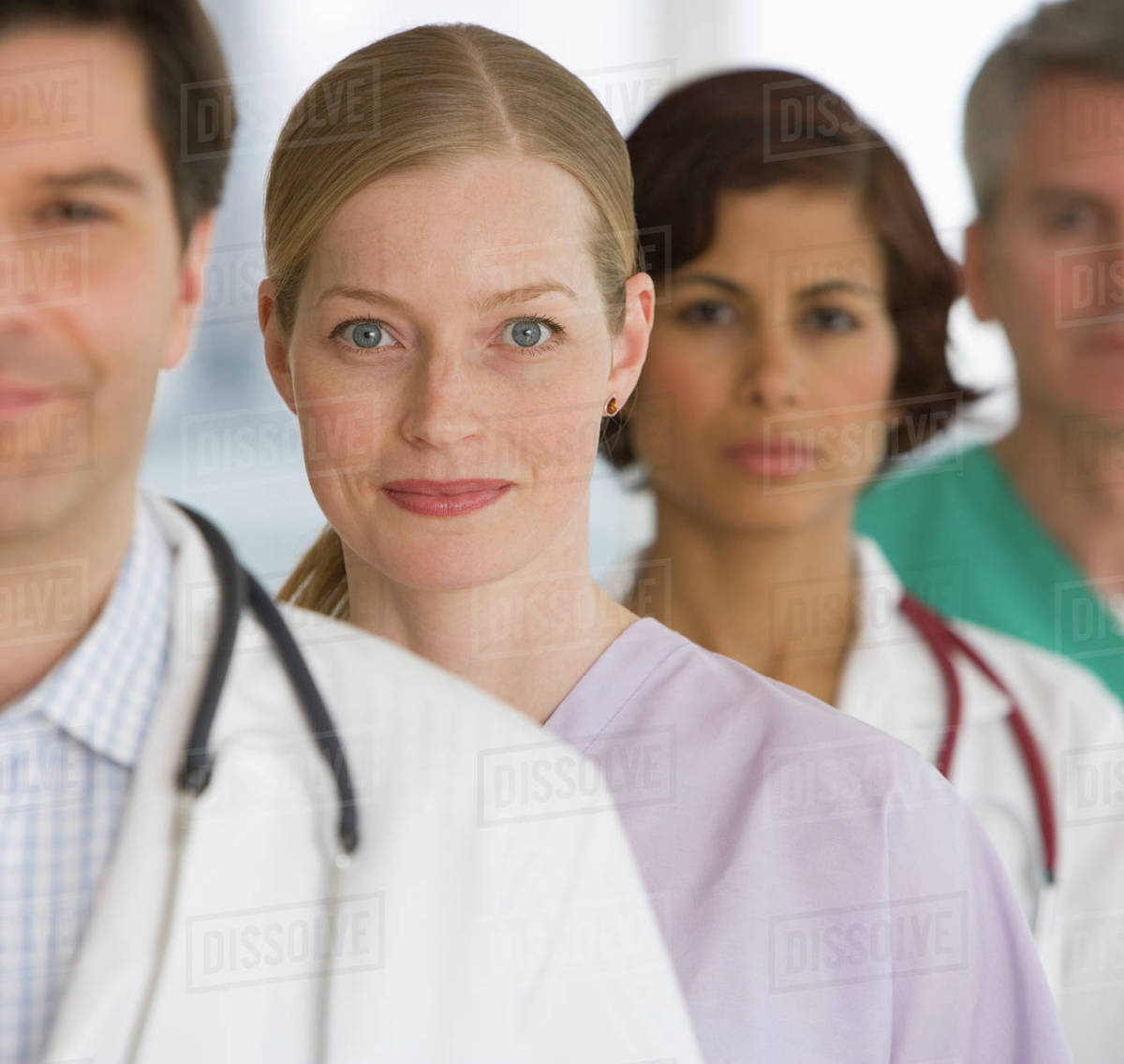 Row of medical professionals - Royalty-free Stock Photo | Dissolve