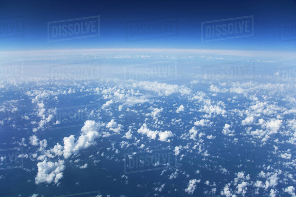 Aerial view of clouds - Royalty-free Stock Photo | Dissolve