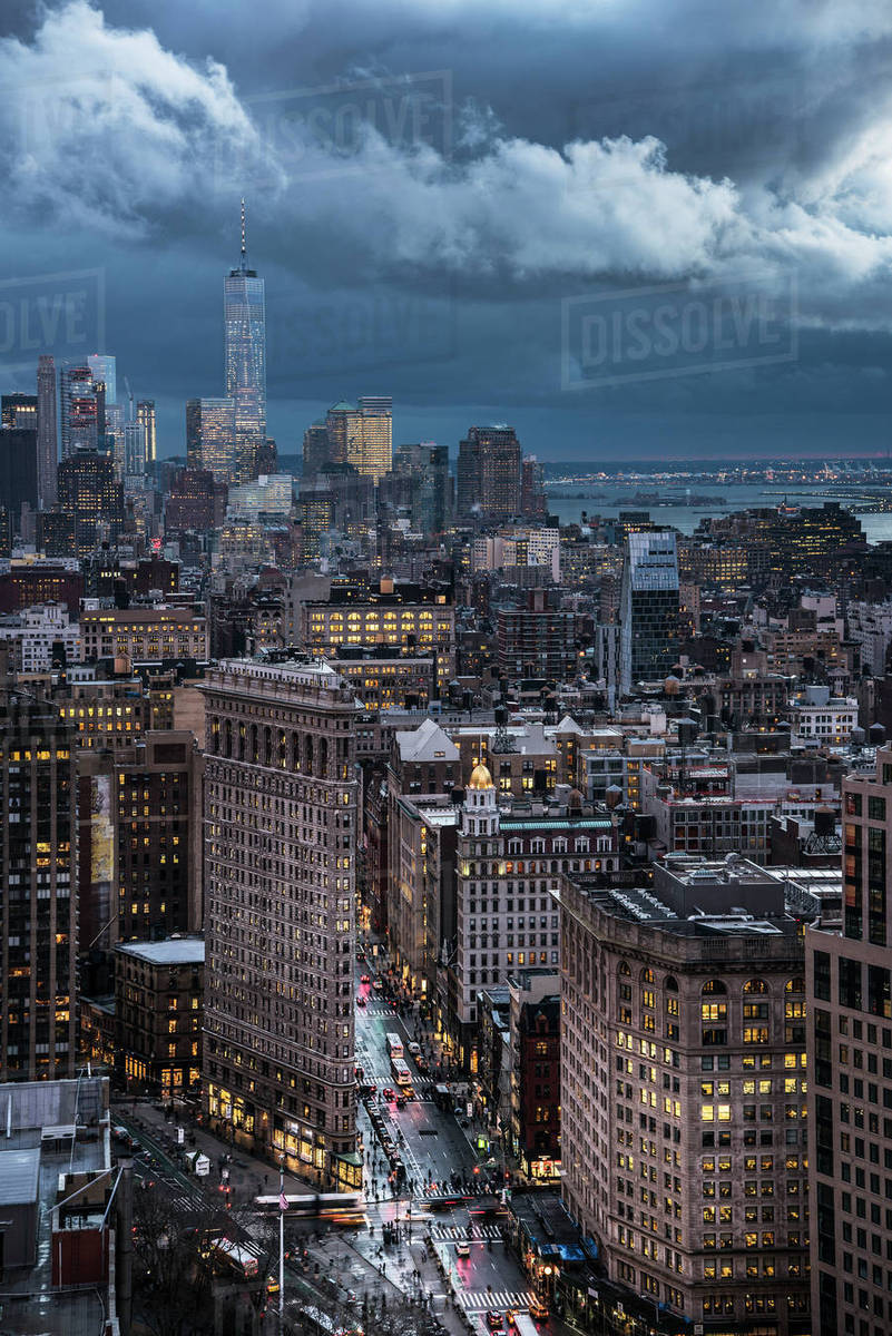 Overcast sky over cityscape - Royalty-free Stock Photo | Dissolve