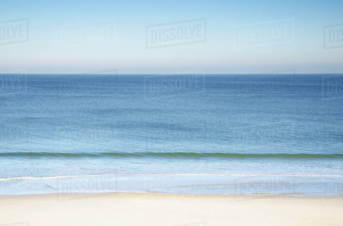 Tranquil seascape with Nauset Beach at Cape Cod - Royalty-free Stock ...