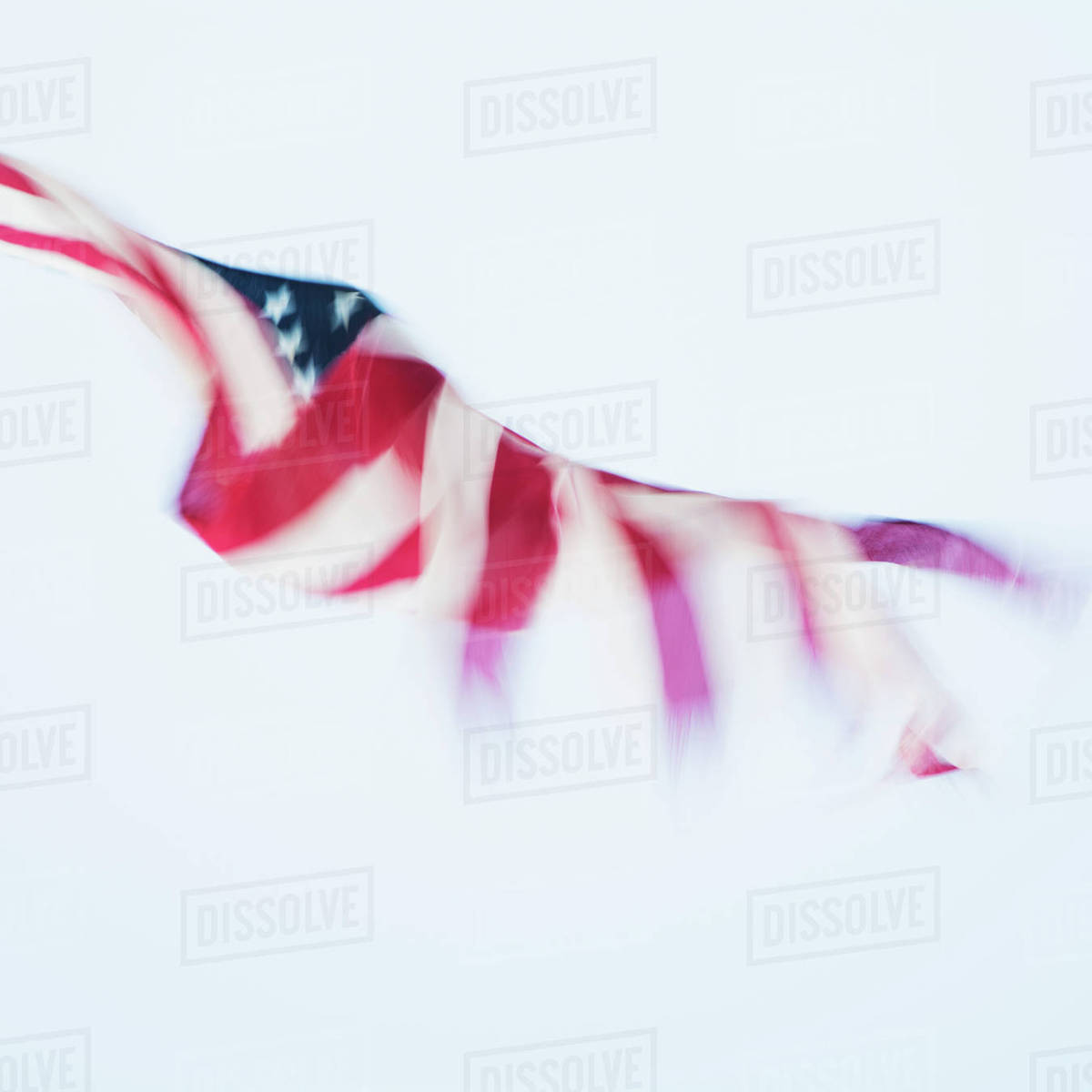 Blurred american flag against white background - Royalty-free Stock ...
