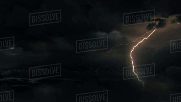 Dark tropical monsoon cyclone supercell thunderstorm. Aerial ...