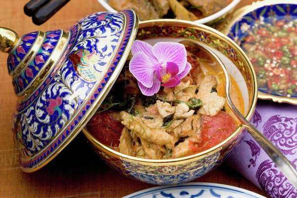 Chicken curry with Nam Pla (Thailand) - Royalty-free Stock Photo | Dissolve