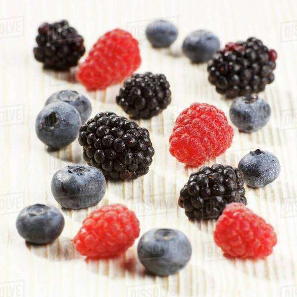 Assorted berries - Royalty-free Stock Photo | Dissolve