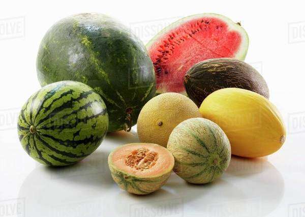Various types of melons - Stock Photo - Dissolve
