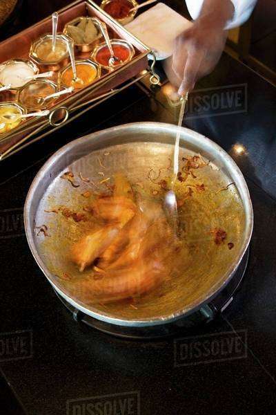 Preparing mutton sauce - Royalty-free Stock Photo | Dissolve