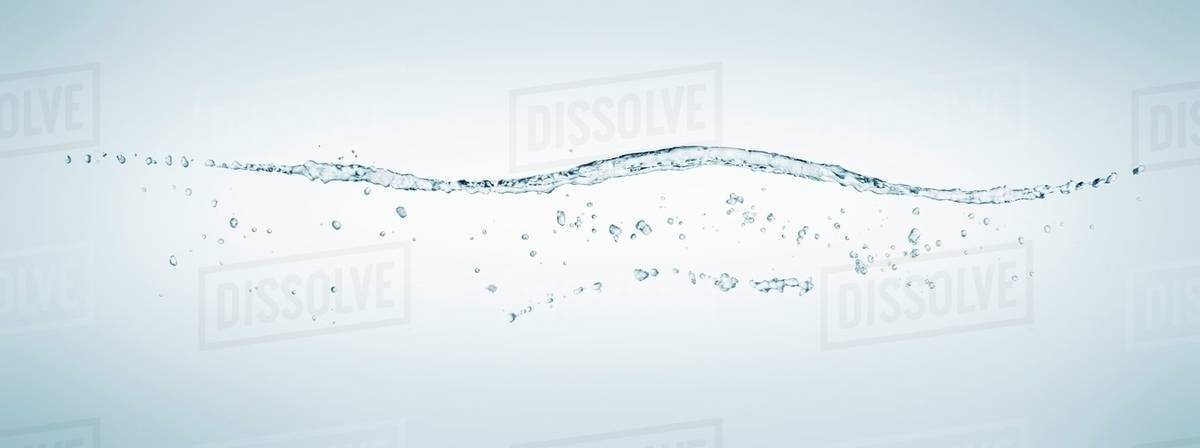 A line of water - Stock Photo - Dissolve