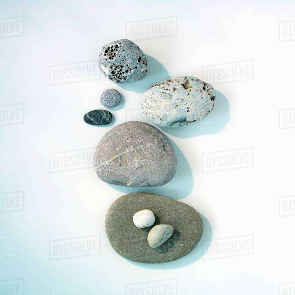 Assorted pebbles - Royalty-free Stock Photo | Dissolve